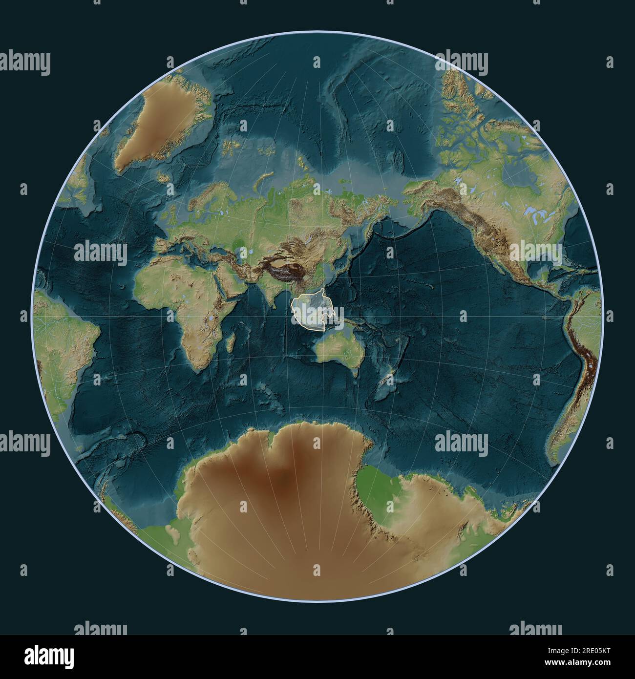 Sunda tectonic plate on the Wiki style elevation map in the Lagrange ...