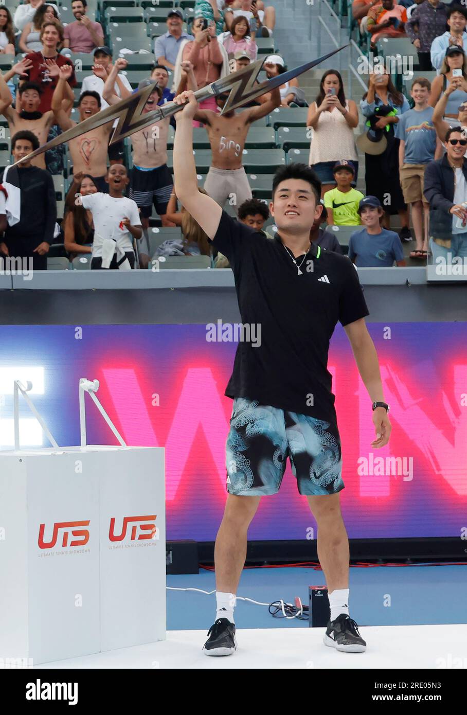 Carson, California, USA. 23rd July, 2023. Yibing Wu. UTS - Ultimate Tennis Showdown Finals held ...