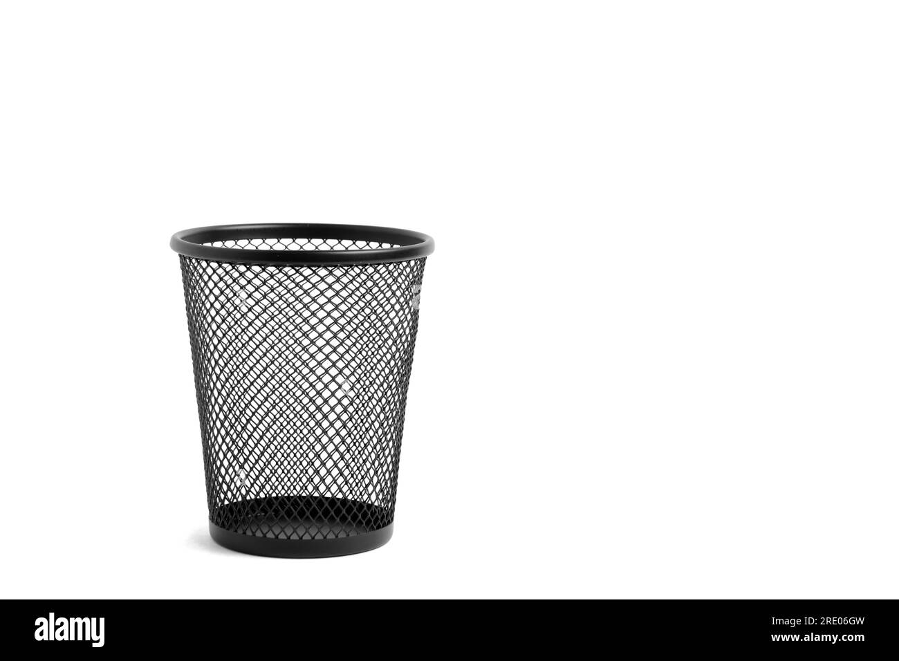 Organizer, stand for stationery form bucket white background Stock ...