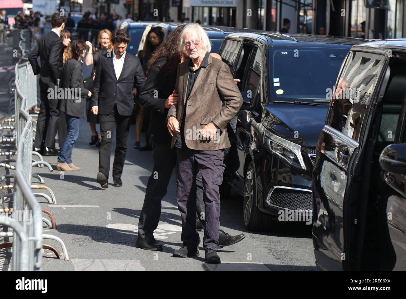 Paris, France. 24th July, 2023. Andrew Birkin, Jane Birkin Brother ...
