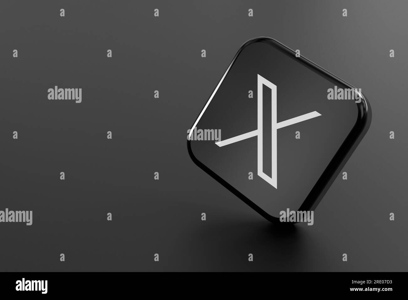 LONDON, UK - July 2023: The new Twitter Logo and brand is released ...