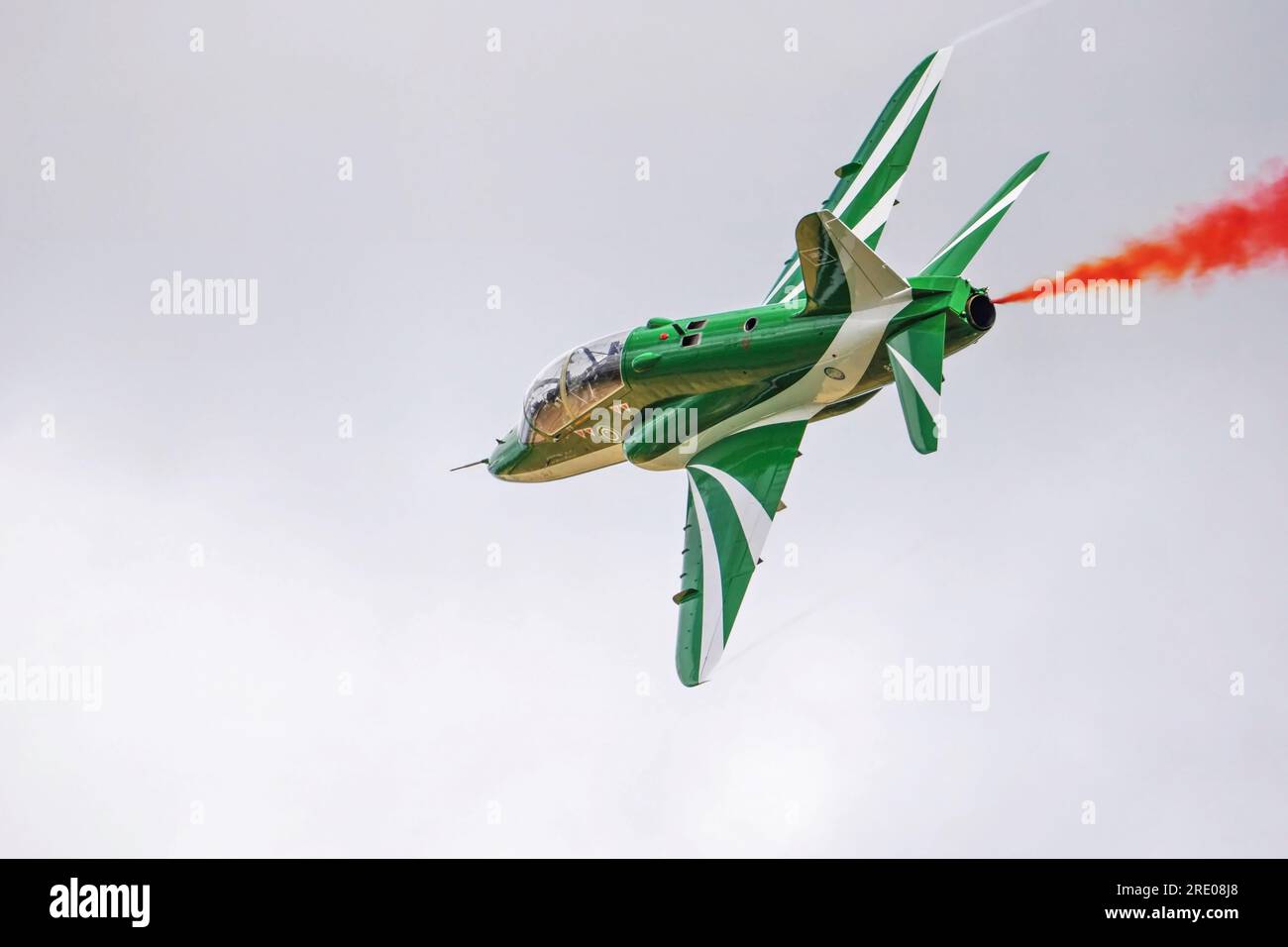 ROYAL SAUDI AIR FORCE SAUDI HAWKS DISPLAY TEAM perform at the Royal ...