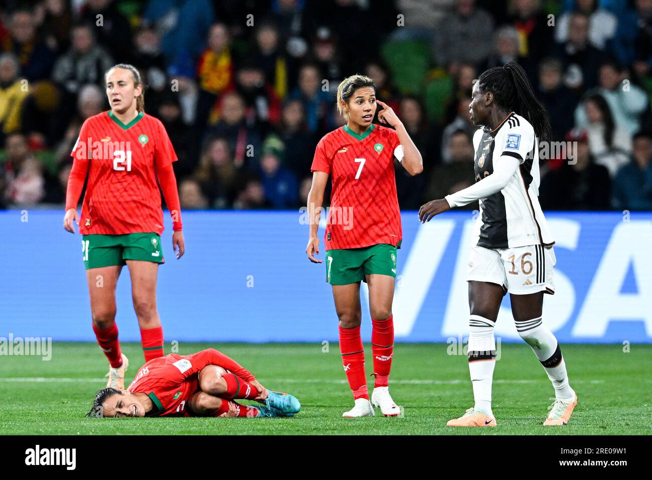 Melbourne, Australia. 24th July, 2023. Zineb Redouani of Morocco on the ...