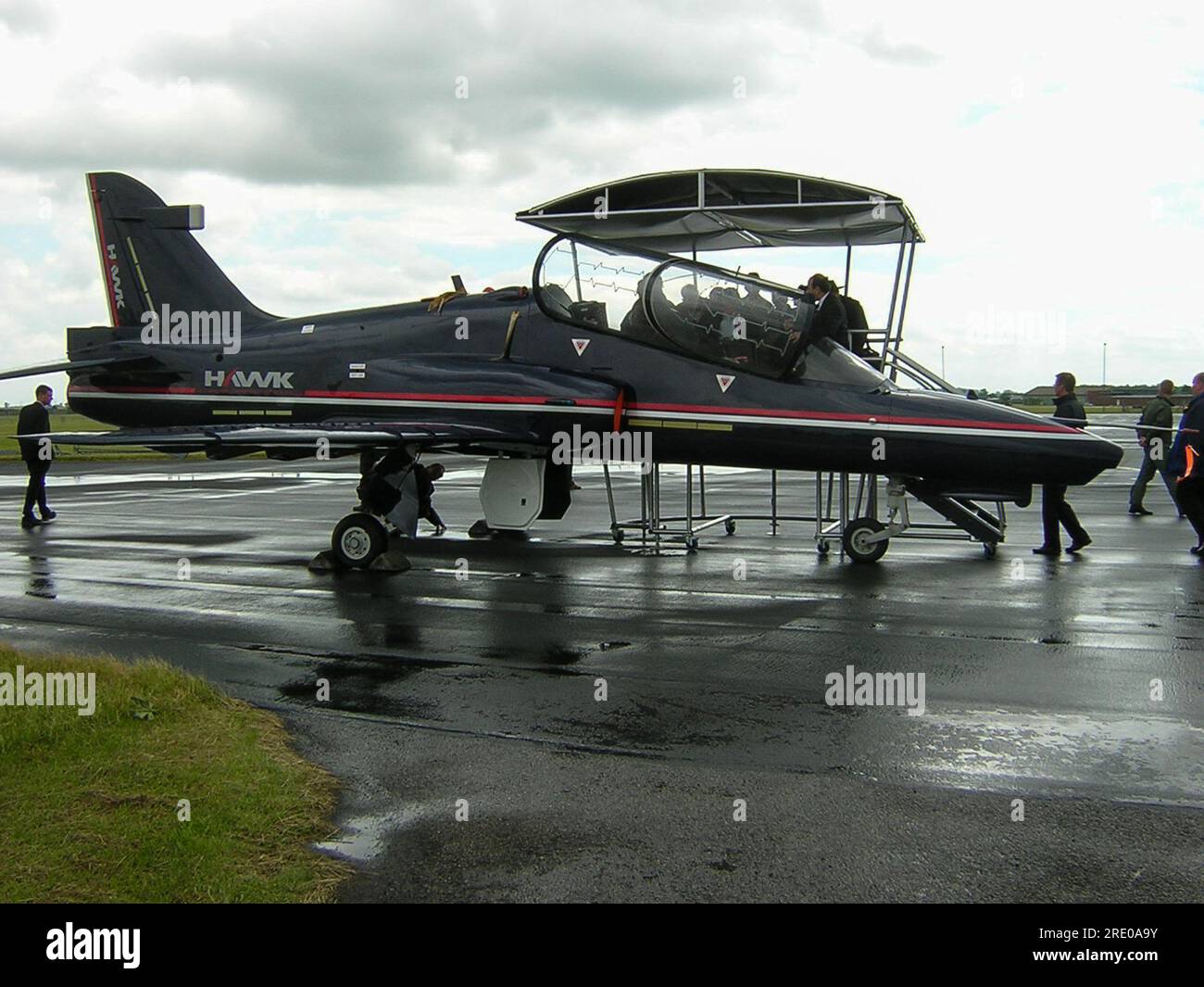 Advanced version of the BAe Hawk on display at the Waddington ...