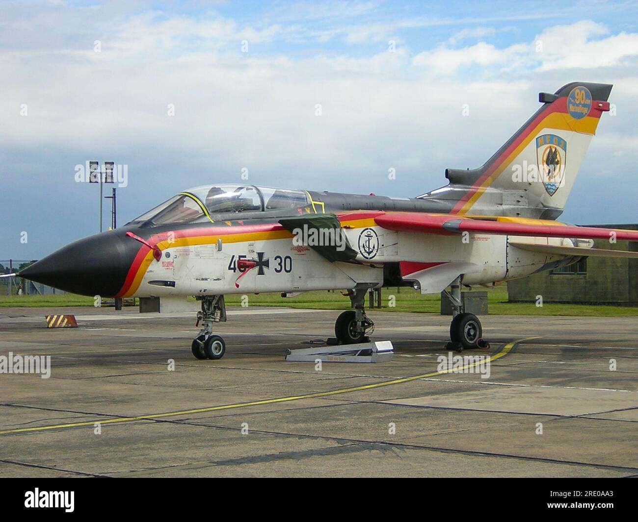 German Navy Panavia Tornado IDS jet plane in special scheme celebrating ...