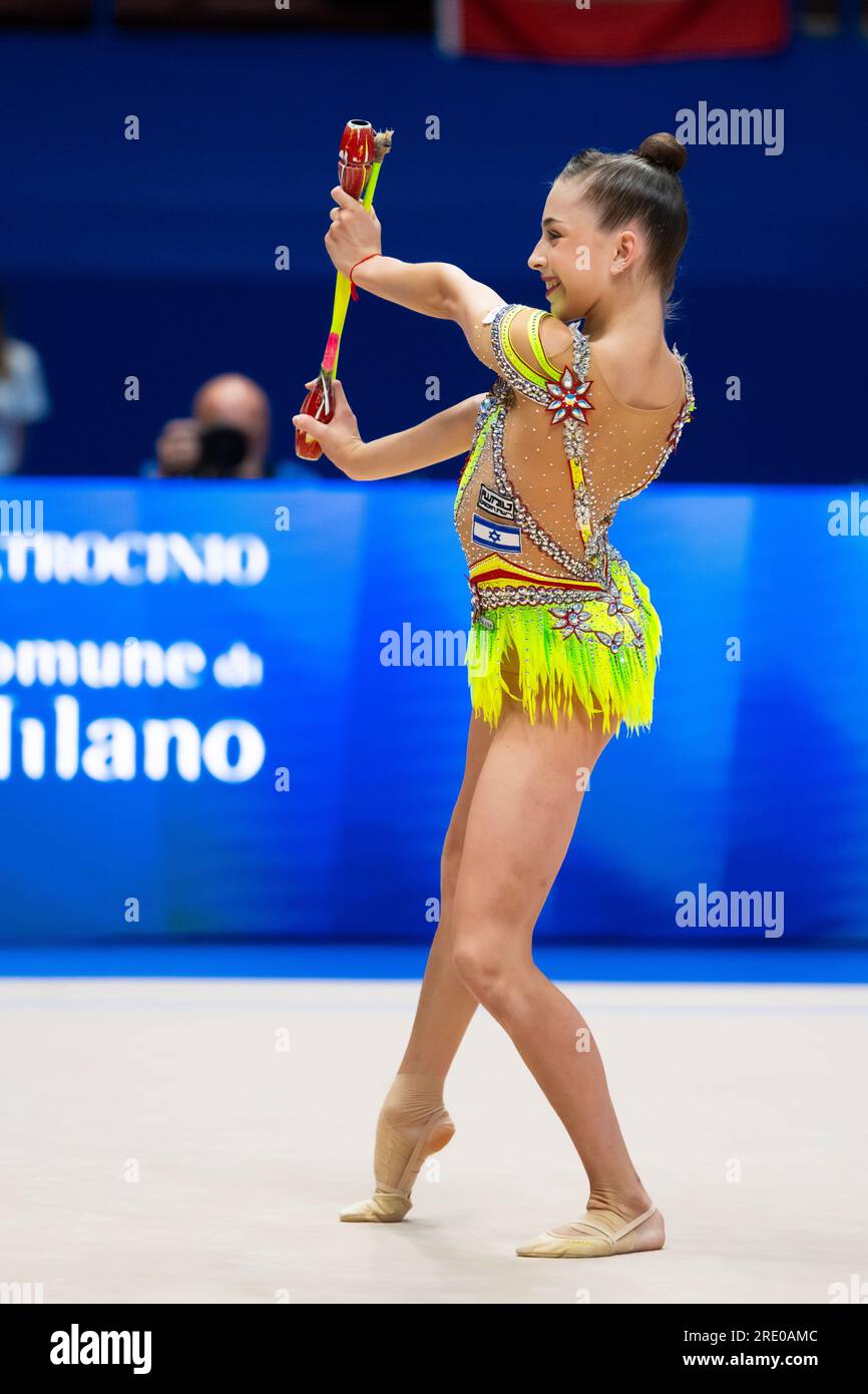 Milano, Salerno, Italy. 22nd July, 2023. Daria Atamanov (ISR) perform ...
