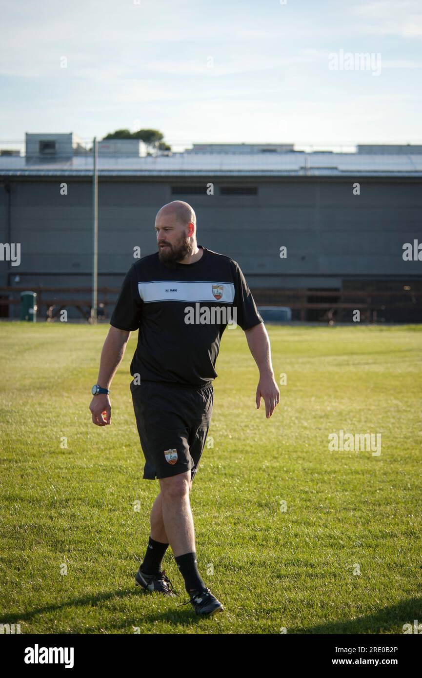 London Bees training at the Hive training grounds in Harrow, female ...