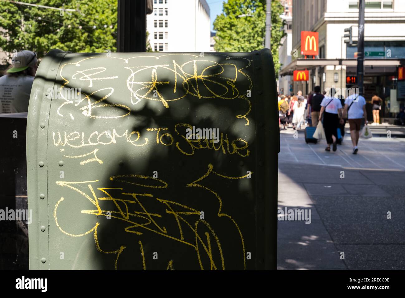 Seattle 4th and pine hi-res stock photography and images - Alamy