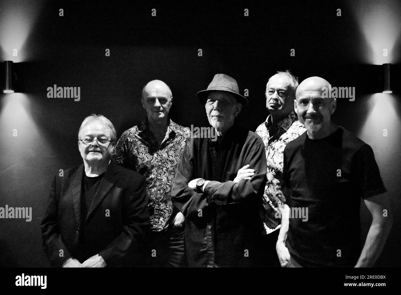 Folk-rock band Lindisfarne. Pictured (L-R) Paul Smith, Ian Thomson ...