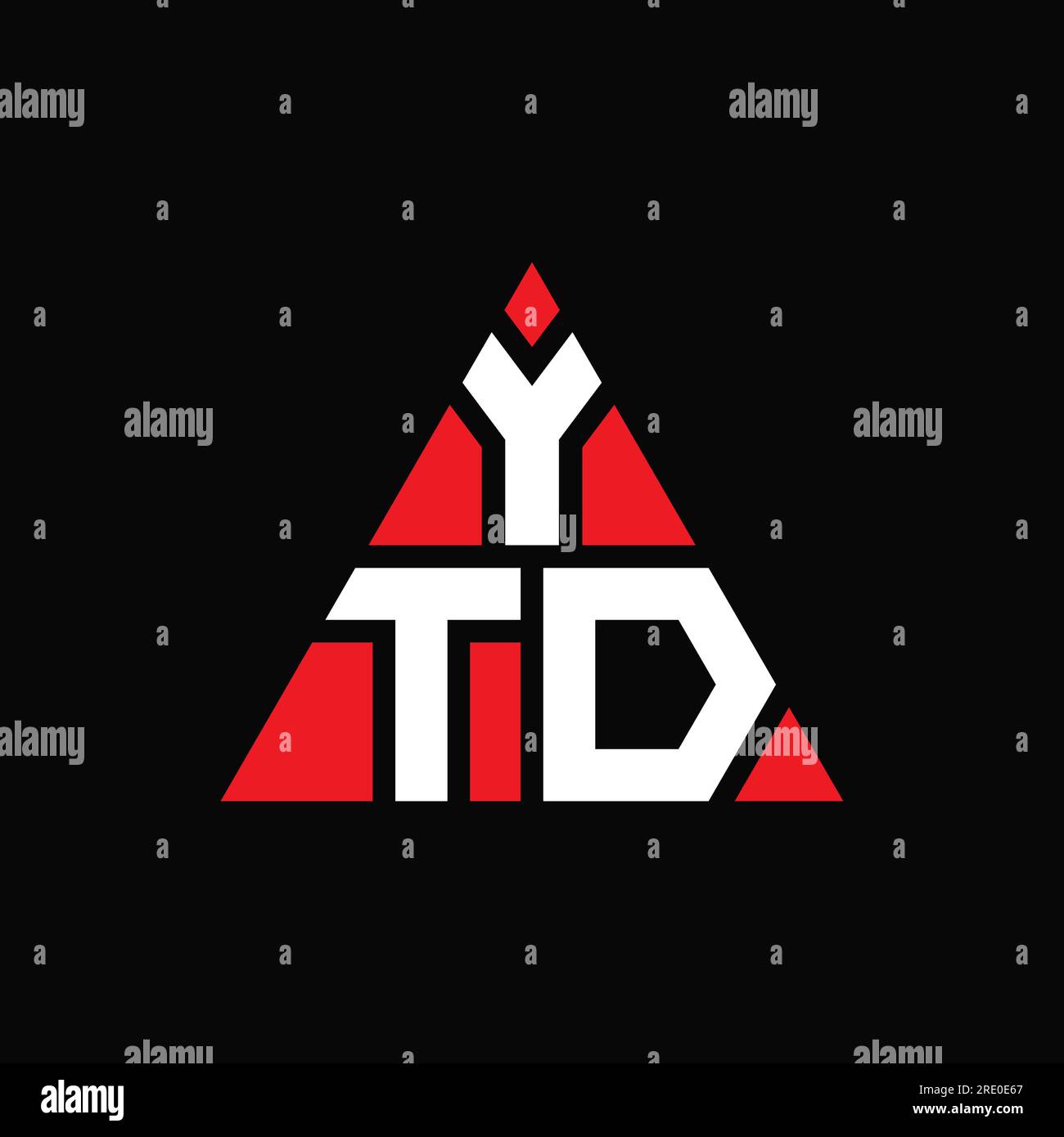 Ytd logo design Stock Vector Images - Alamy