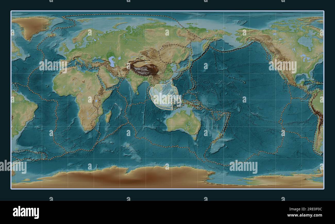 Sunda tectonic plate on the Wiki style elevation map in the Patterson ...