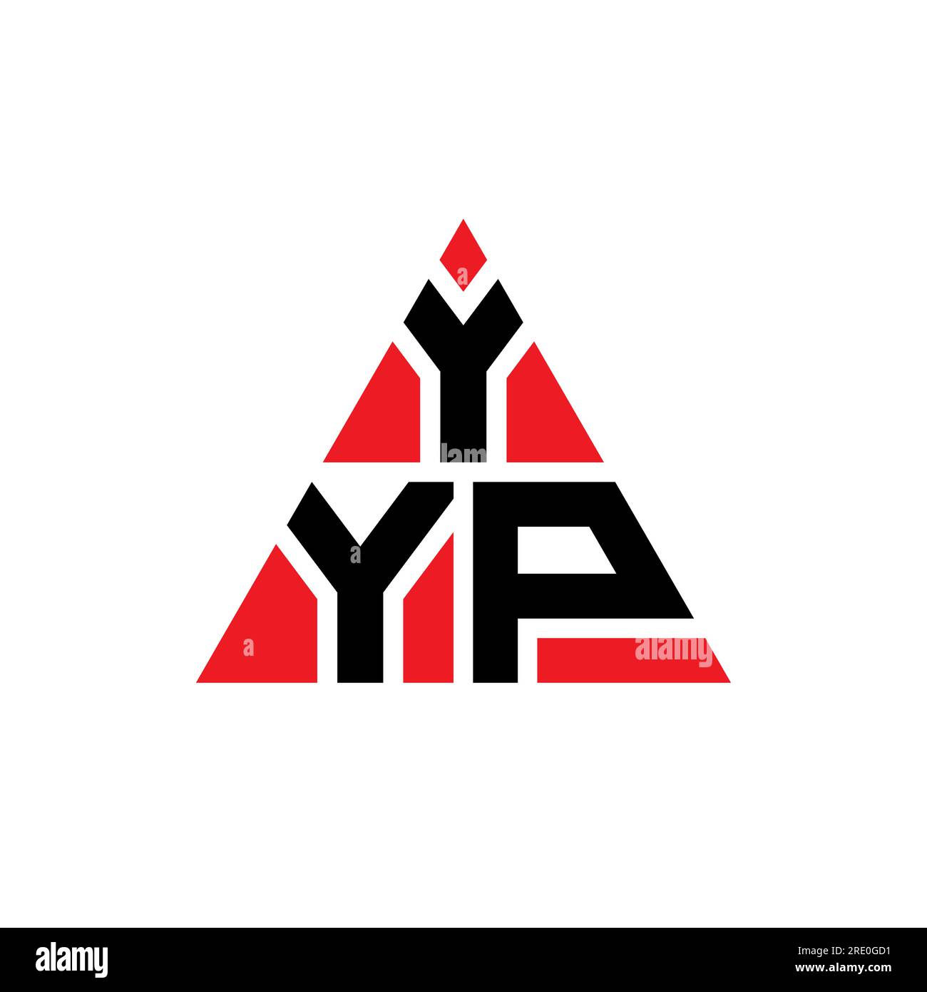 YYP triangle letter logo design with triangle shape. YYP triangle logo design monogram. YYP ...