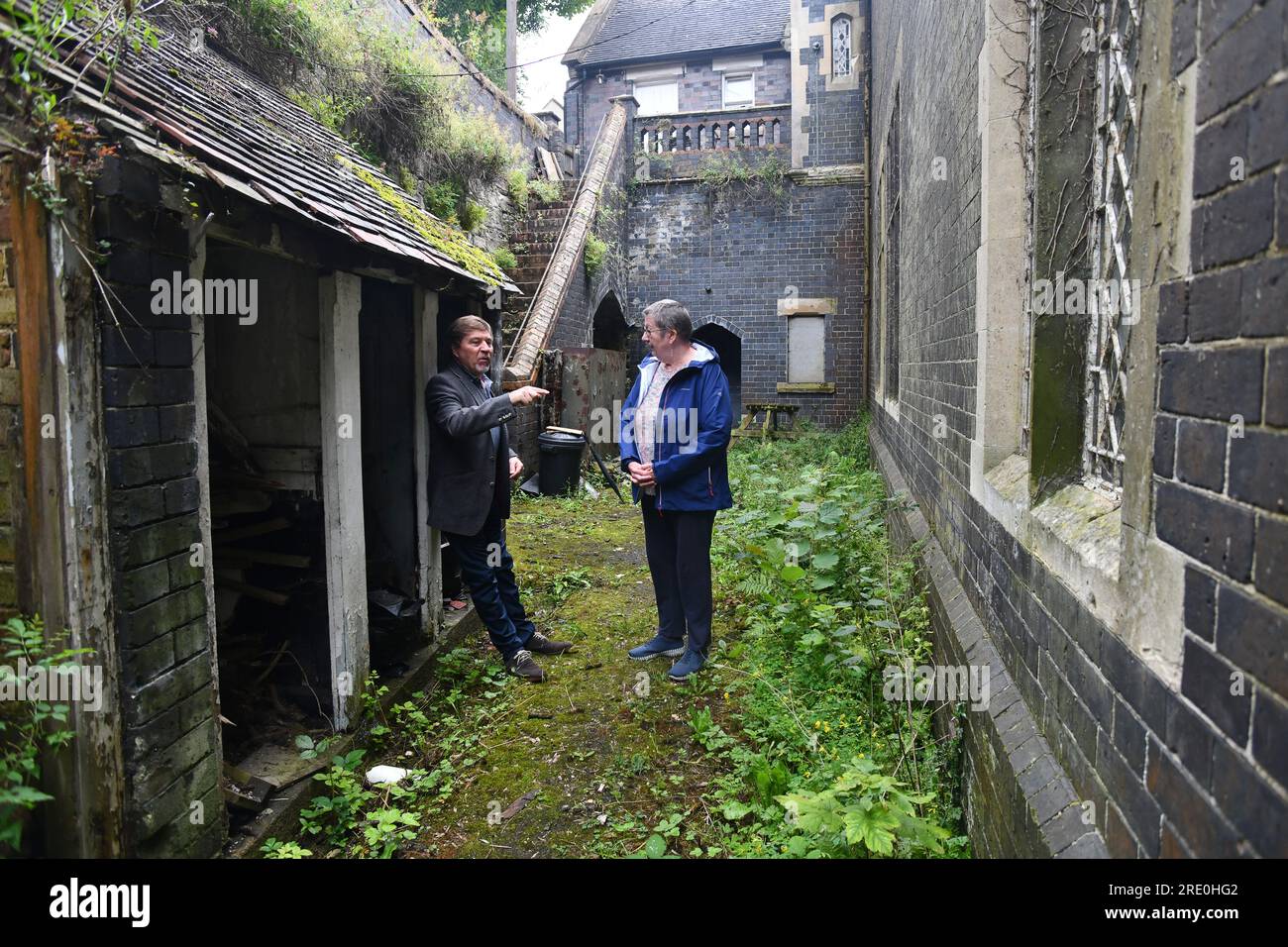 School reunion old pupils visit their former school which closed 50 ...