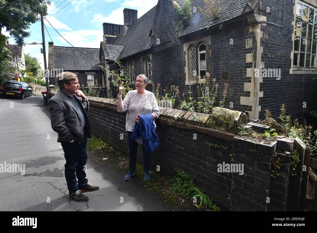 School reunion old pupils visit their former school which closed 50 ...