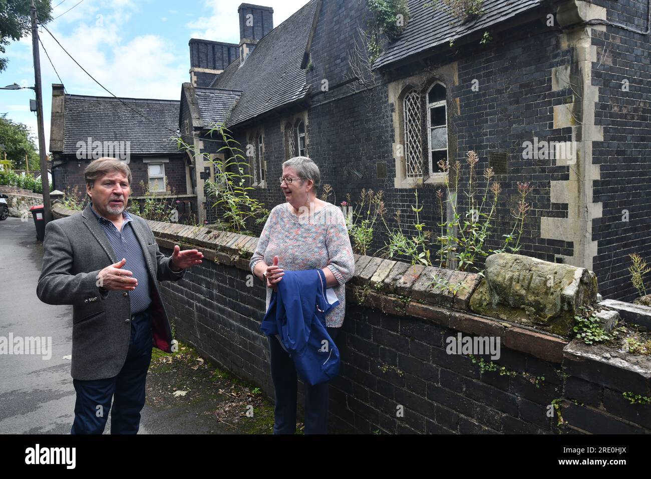 School reunion old pupils visit their former school which closed 50 ...