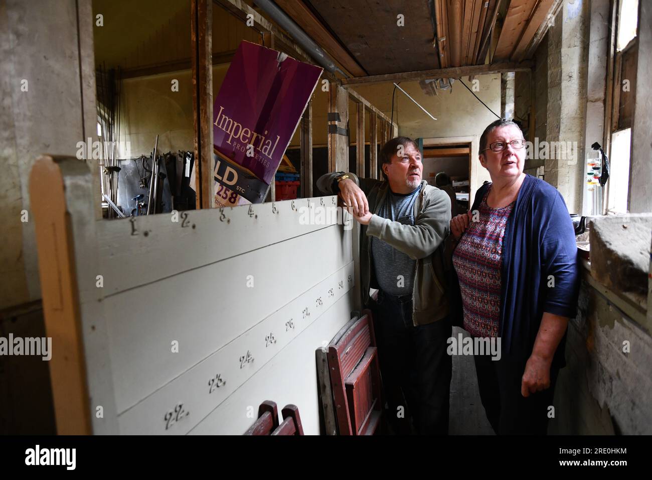 School reunion old pupils visit their former school which closed 50 ...