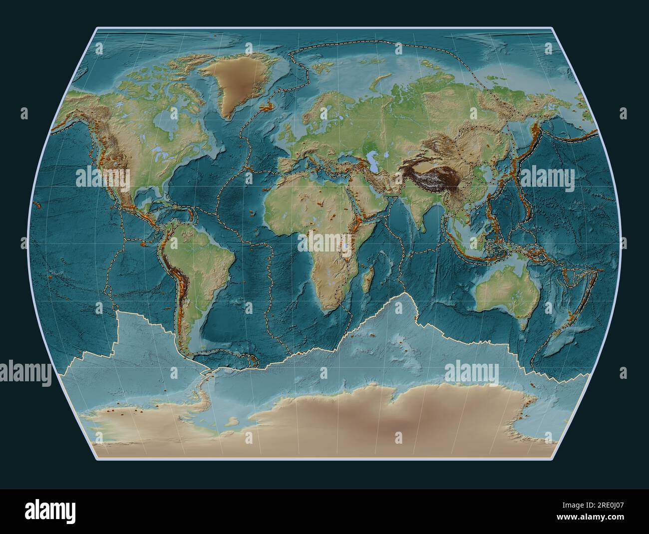 Antarctica tectonic plate on the Wiki style elevation map in the Times ...