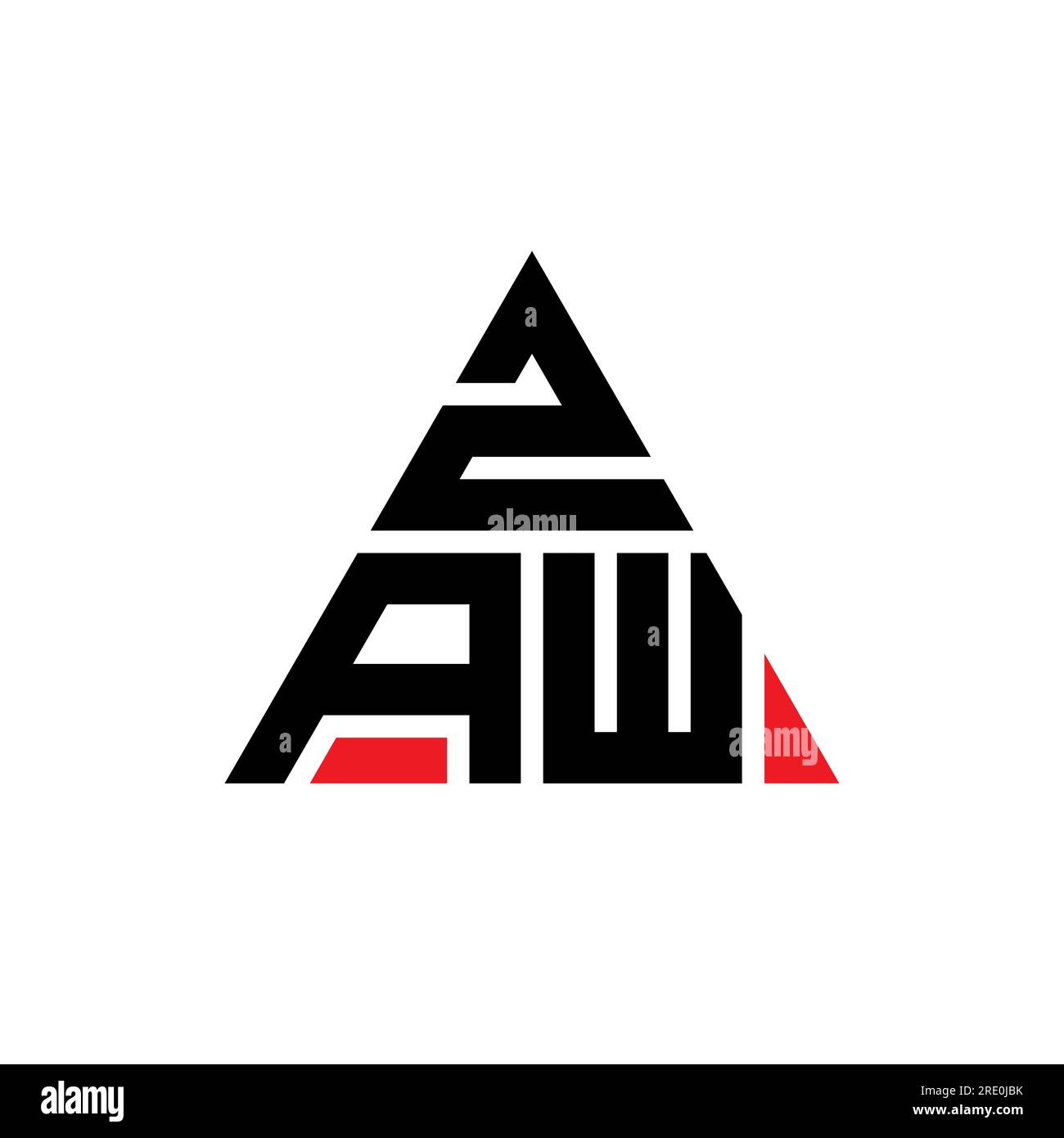 Zaw logo design Stock Vector Images - Alamy