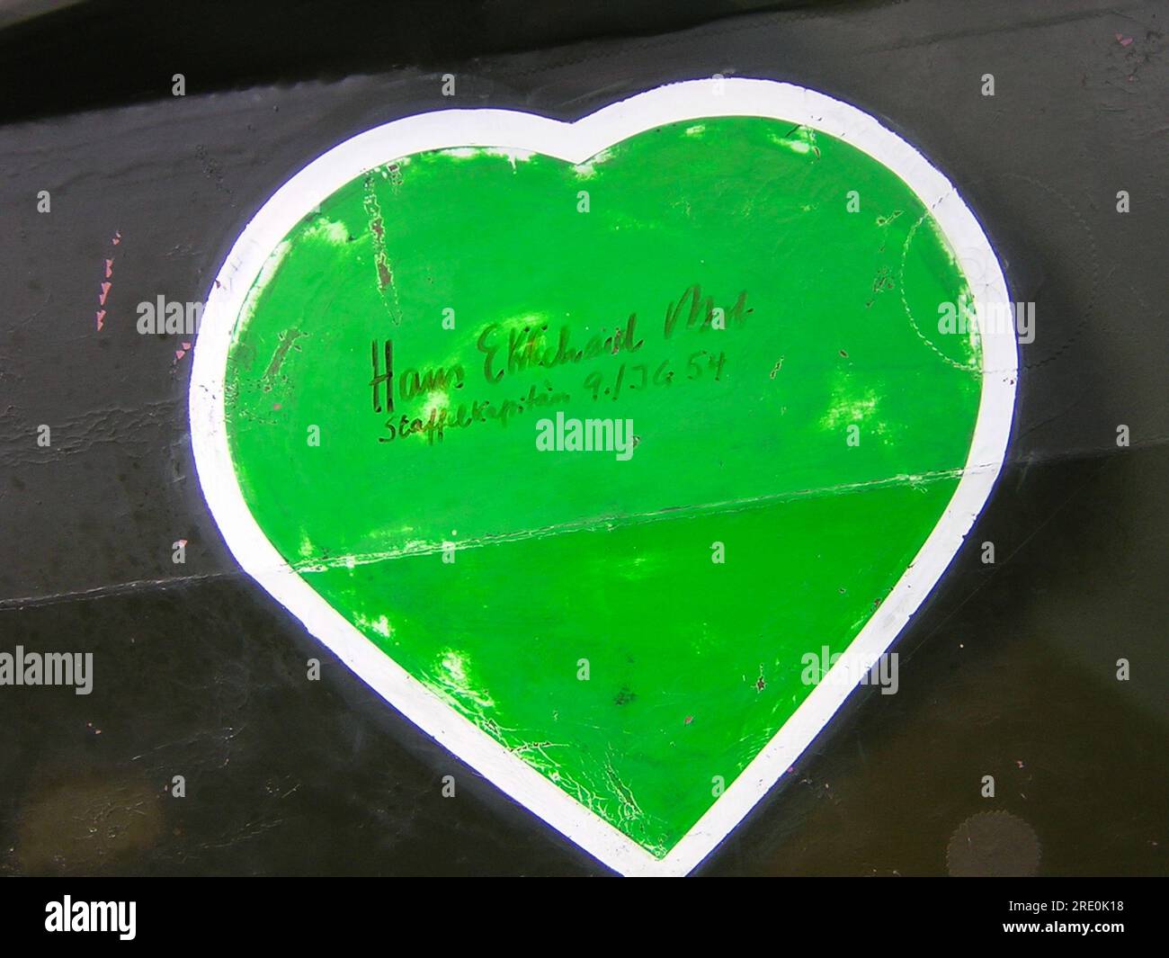 Autograph of Hans Ekkehard Bob, a German Second World War fighter pilot ...