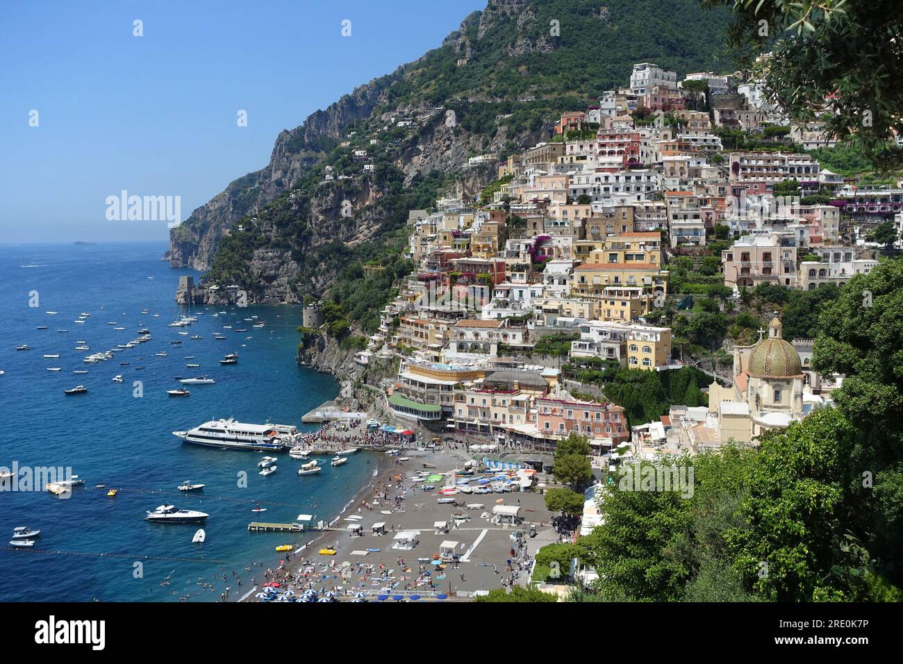 Positano, village on Amalfi coast, Italy Stock Photo - Alamy