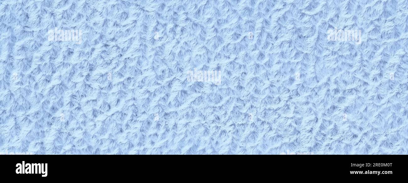 Light blue fluffy background of soft, fleecy cloth. Texture of textile ...