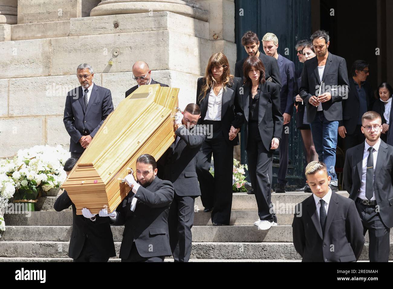 Paris, France. 24th July, 2023. The Coffin, Lou Doillon, Charlotte ...