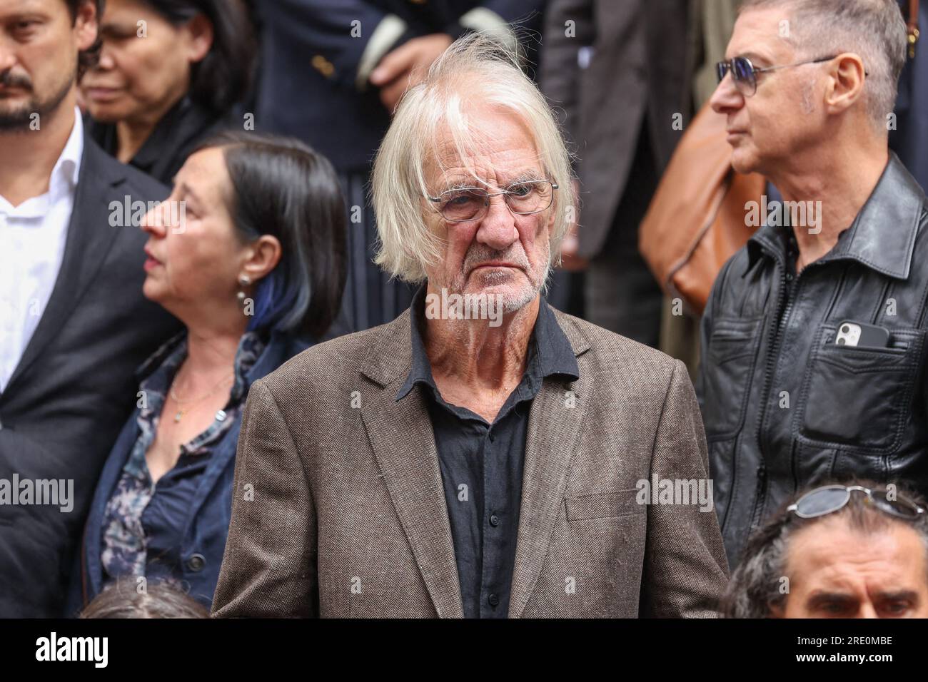Paris, France. 24th July, 2023. Andrew Birkin during the funeral at ...