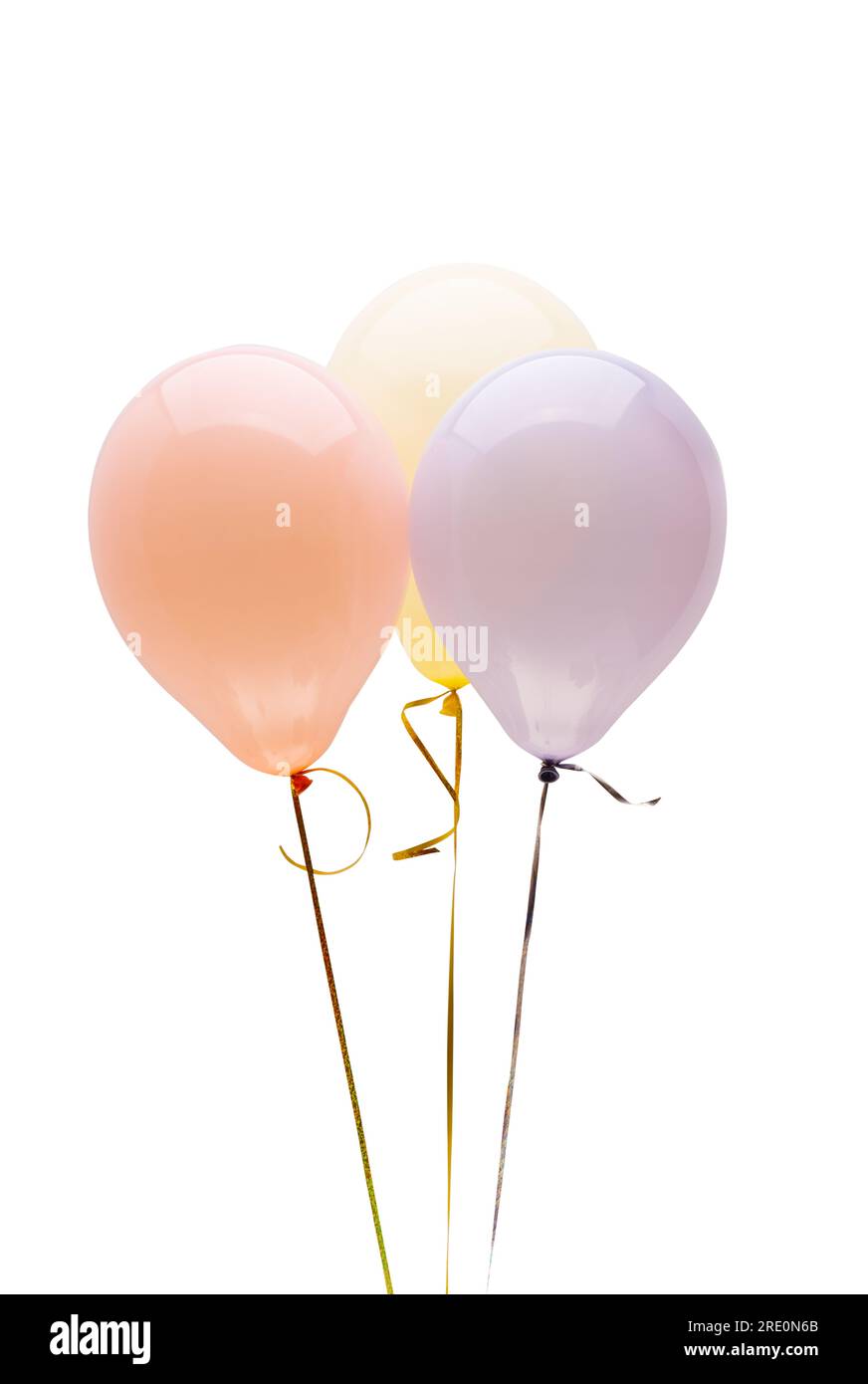 balloons isolated on white background Stock Photo - Alamy