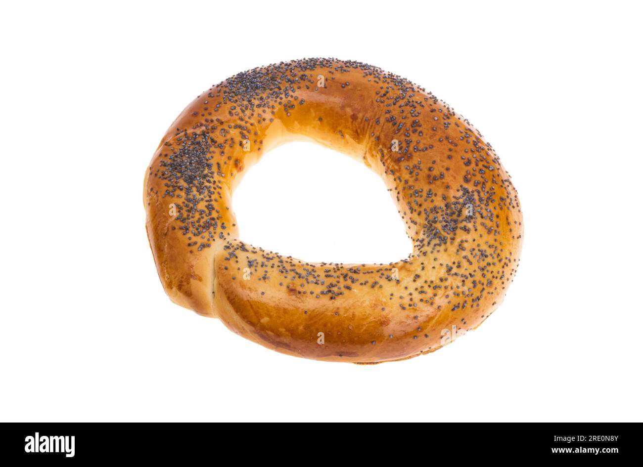 bagel isolated on white background Stock Photo - Alamy