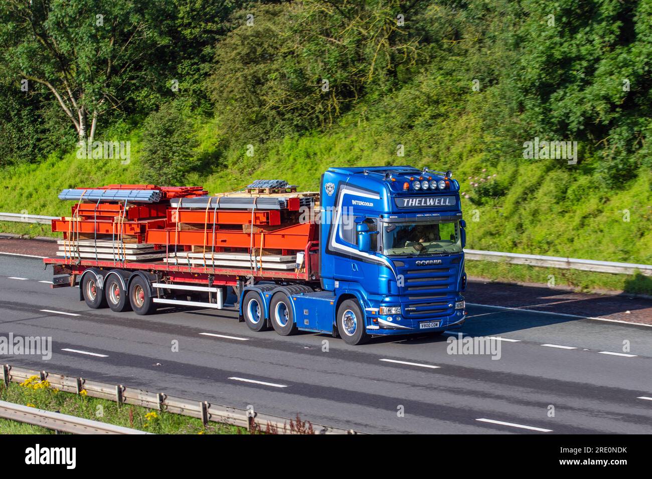 Thelwell contractors Haulage Ltd 2009 Scania R620 V8 New R Series 15600 ...
