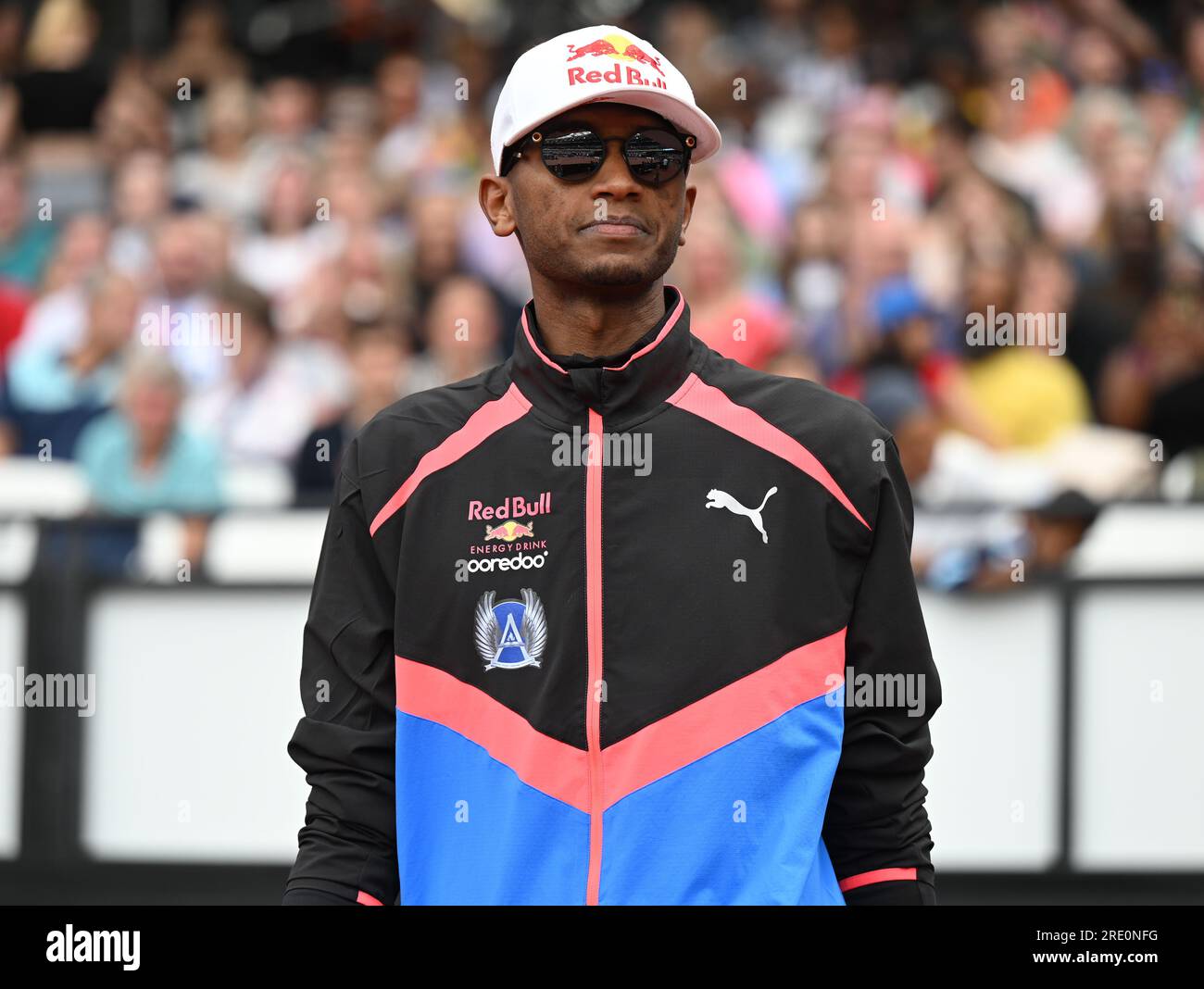 London, England. 23 July, 2023. Mutaz Essa Barshim of Qatar during the ...