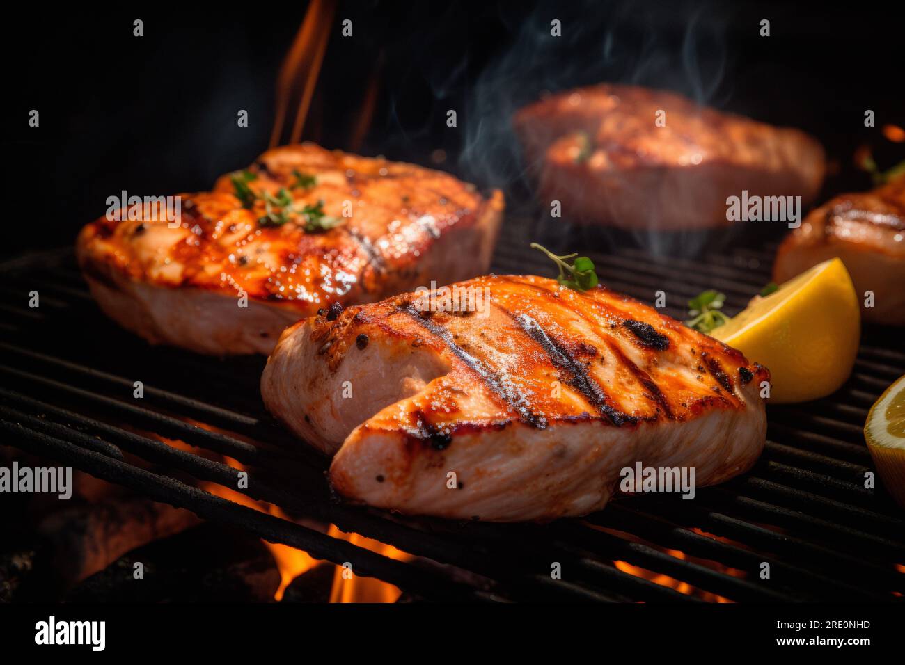 Barbecue fish hi-res stock photography and images - Alamy