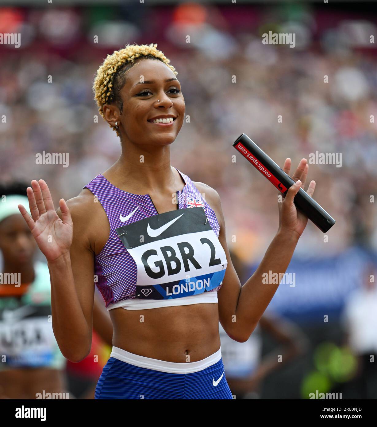 London, England. 23 July, 2023. Cassie-Ann Pemberton of Great Britain ...