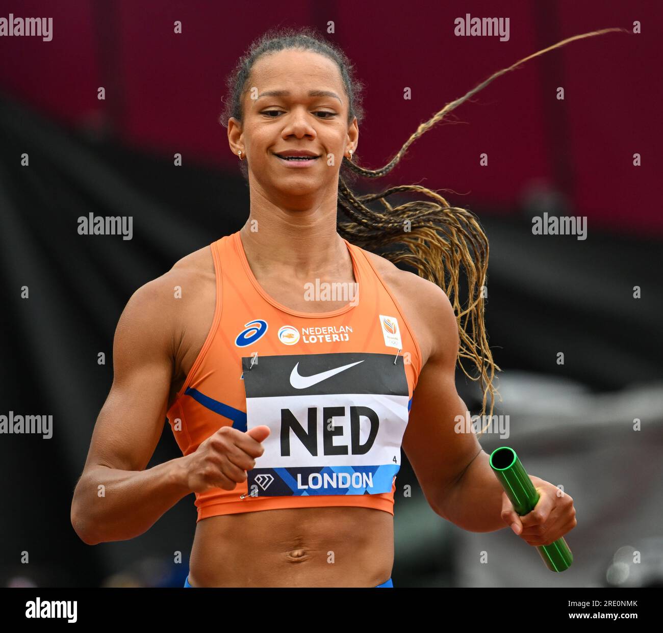 London, England. 23 July, 2023. Tasa Jiya of the Netherlands during the ...