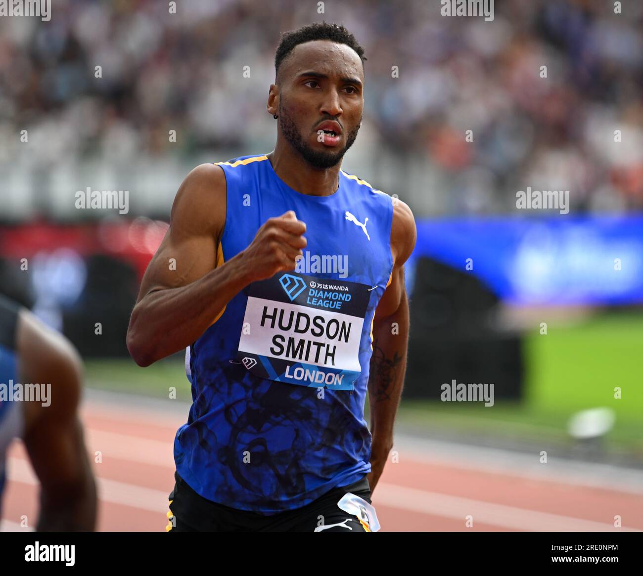London, England. 23 July, 2023. Matthew Hudson-Smith of Great Britain ...