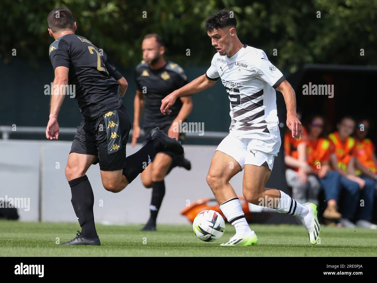Matthis Abline of Stade Rennais during the Amical 2023 between Stade ...