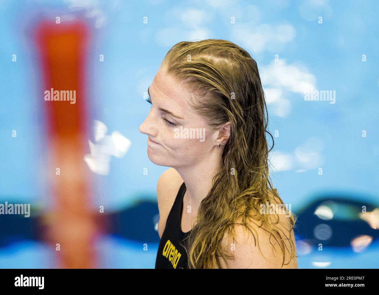 FUKUOKA - Marrit Steenbergen after the final 200 women's substitution ...
