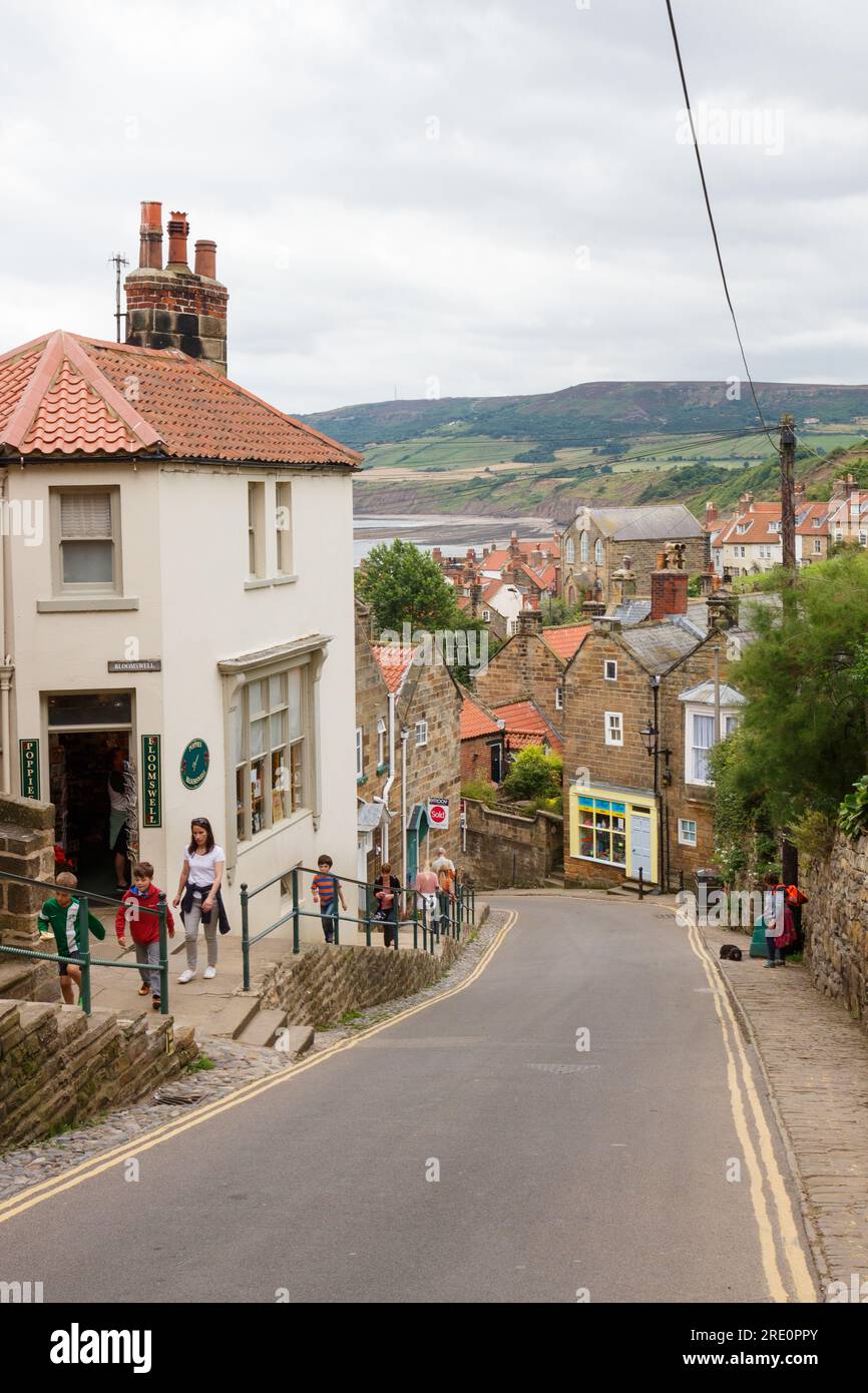 New Road Robin Hood's Bay Stock Photo - Alamy