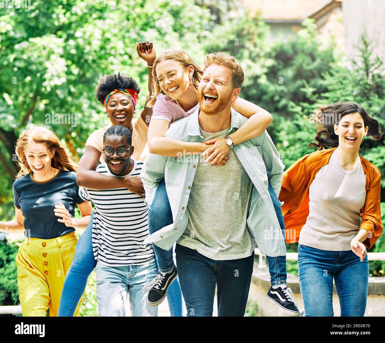 fun friend youth young group woman lifestyle friendship happy student ...