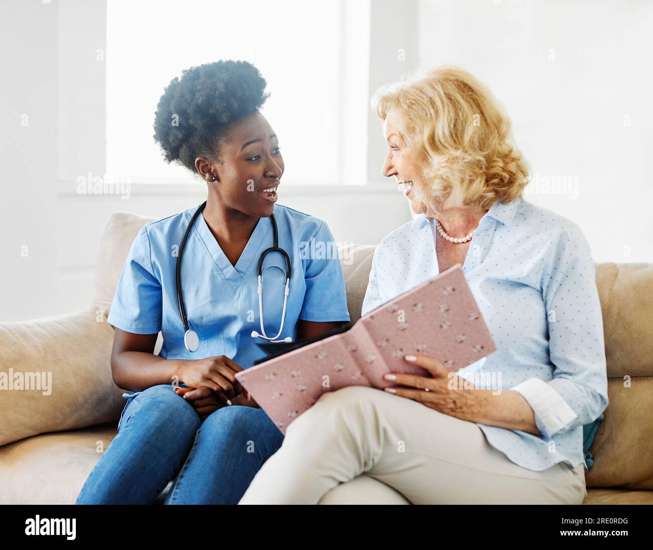 nurse doctor senior care caregiver photo album help assistence ...
