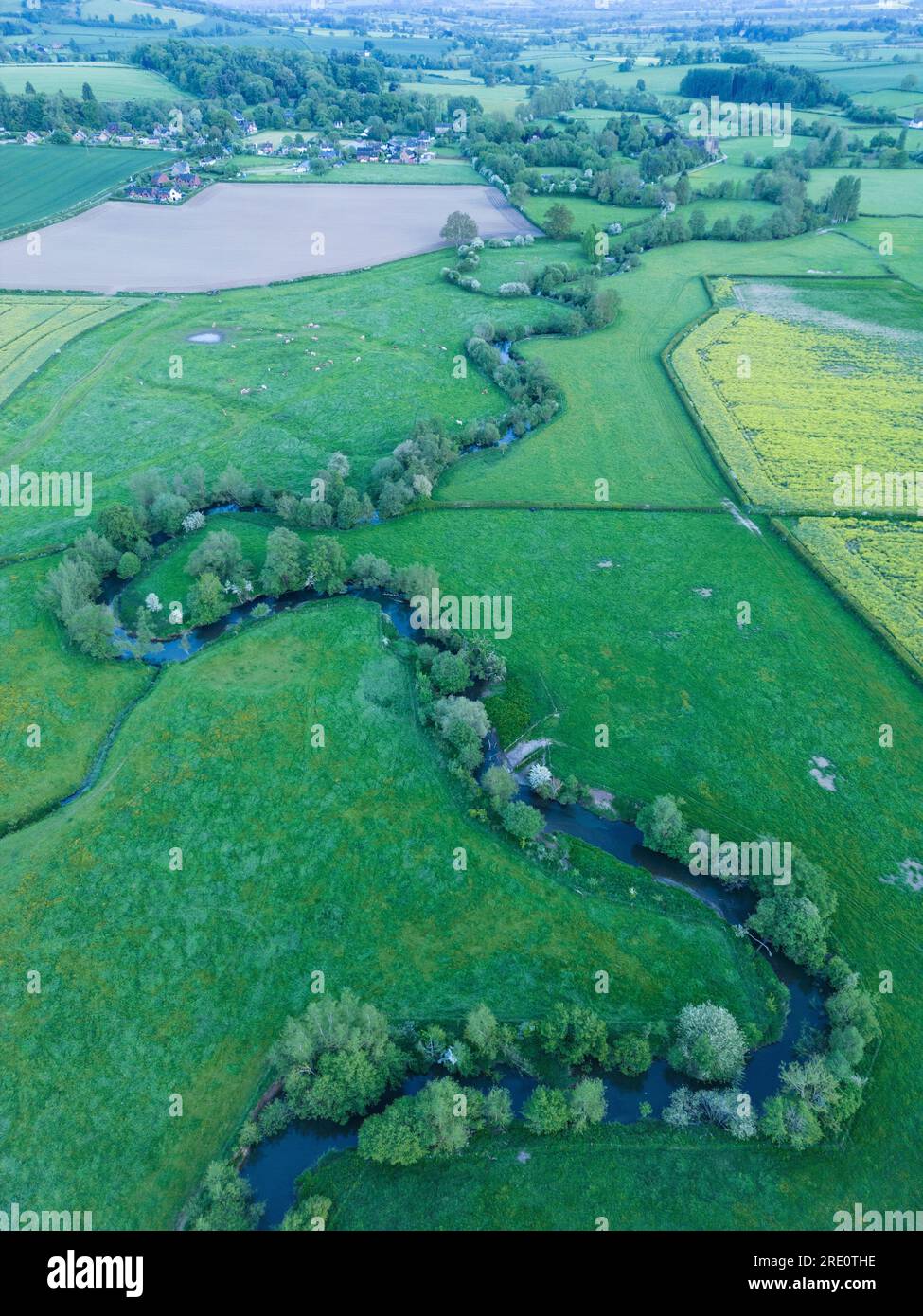 Spring in the Clun Valley, Shropshire, England, UK Stock Photo - Alamy