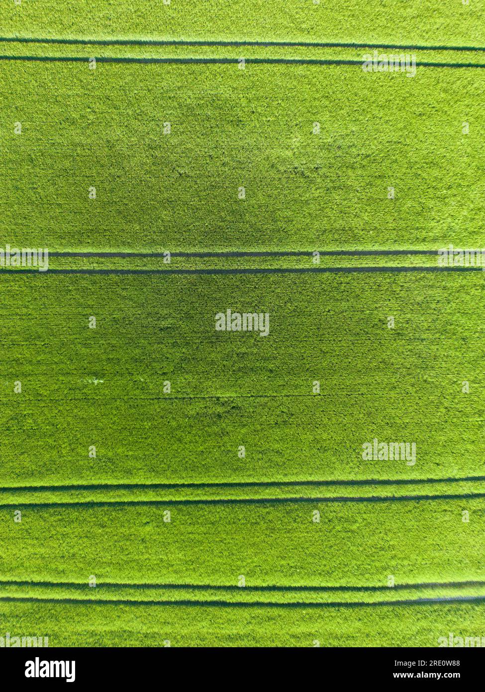 Aerial images of British farmland showing field boundaries and vehicle ...