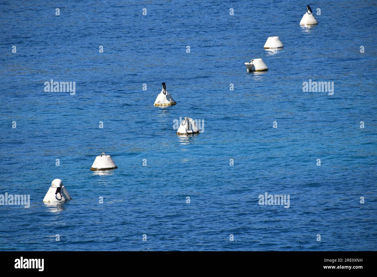 White navigation safety boundary hi-res stock photography and images ...