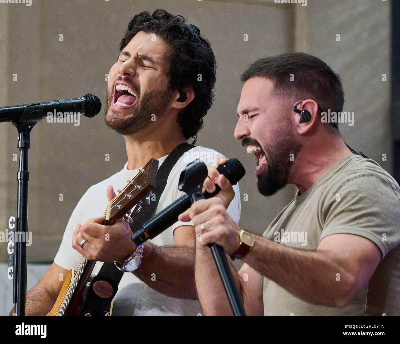 NEW YORK, NY, USA - JULY 21, 2023: Dan + Shay Perform on NBC's "Today ...
