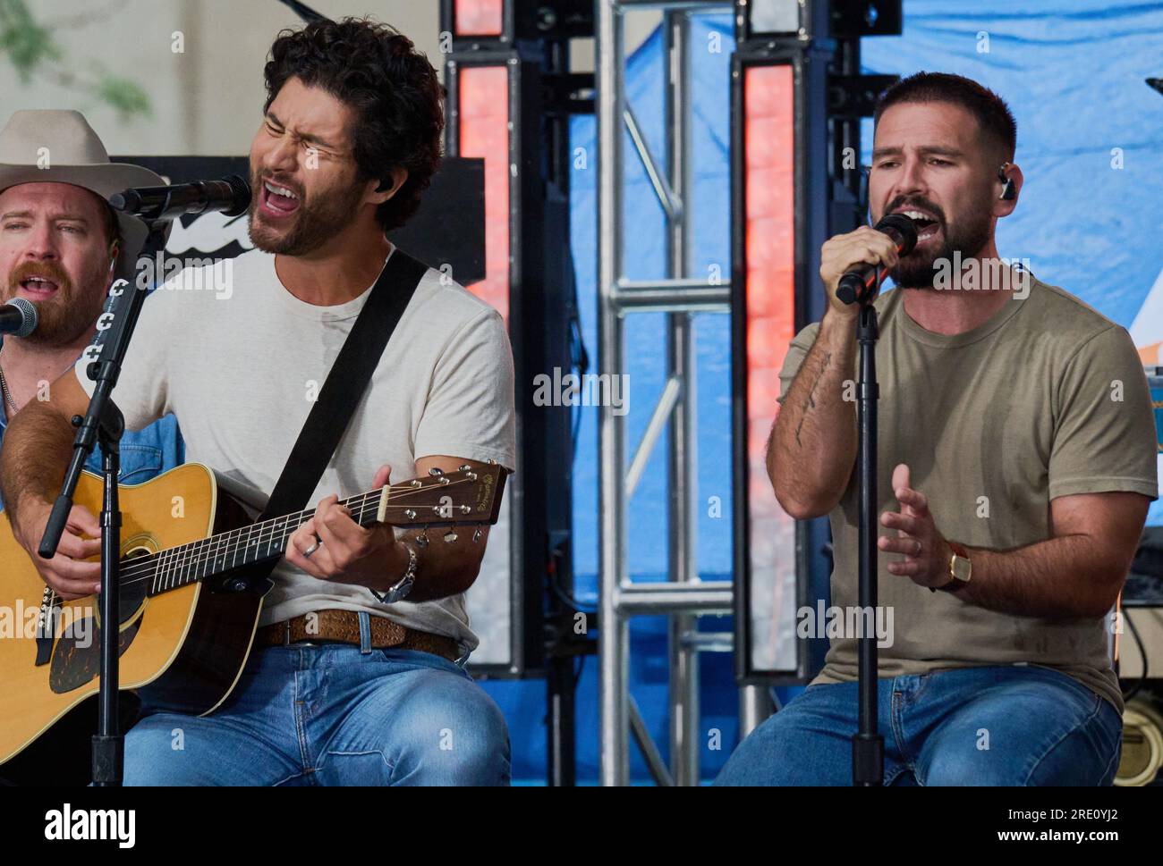 NEW YORK, NY, USA - JULY 21, 2023: Dan + Shay Perform on NBC's "Today ...