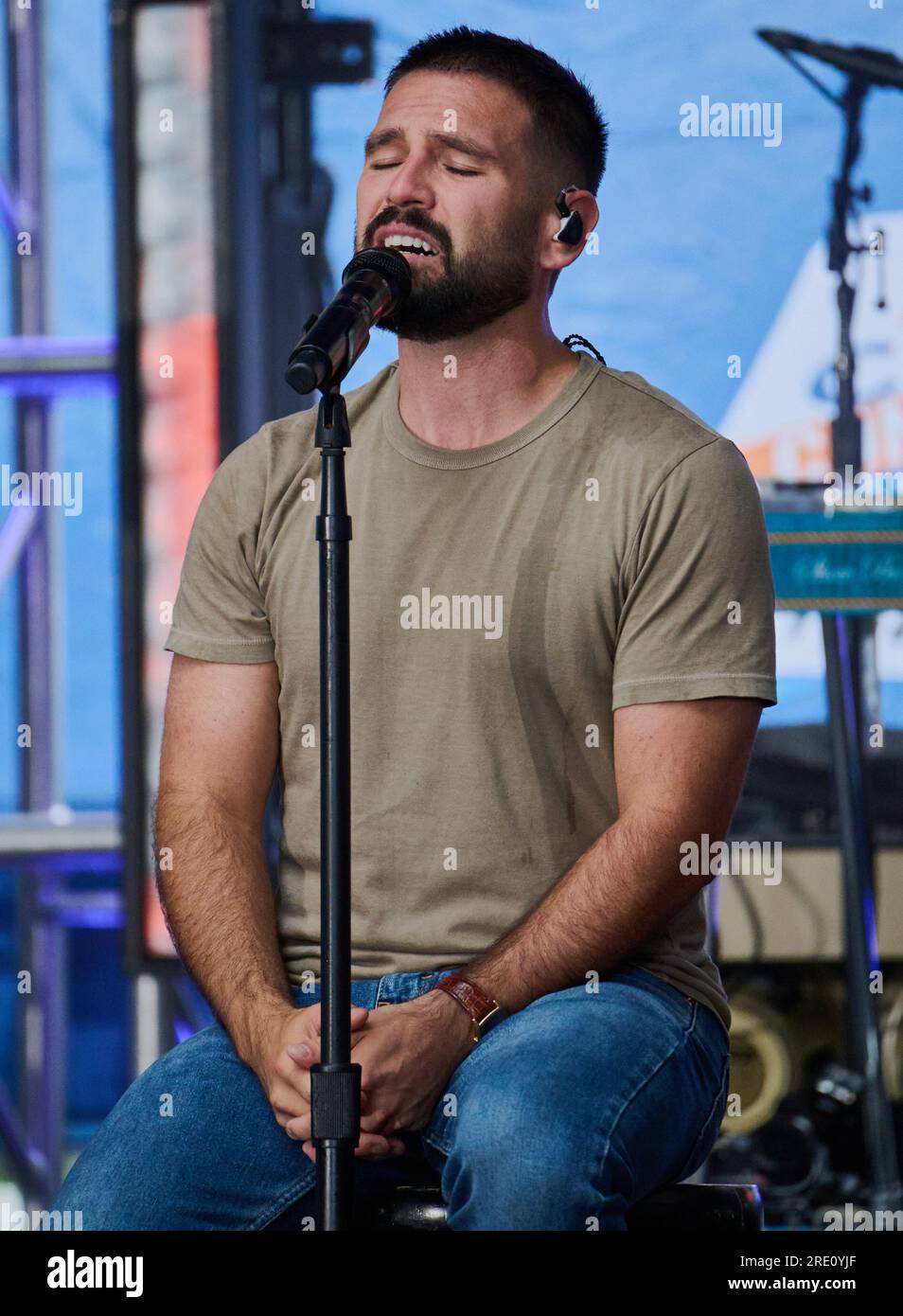 NEW YORK, NY, USA - JULY 21, 2023: Dan + Shay Perform on NBC's "Today ...