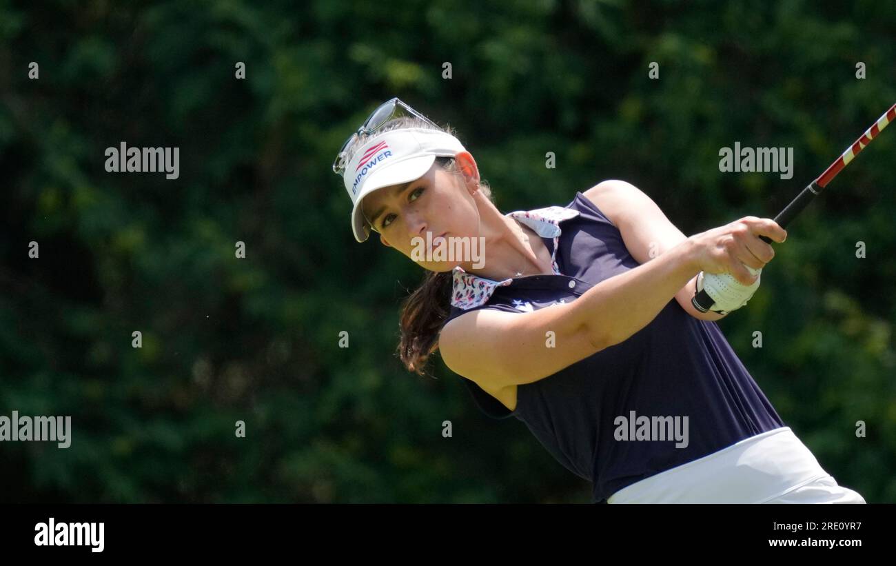 Cheyenne Knight plays during the final round of the Dow Great Lakes Bay ...