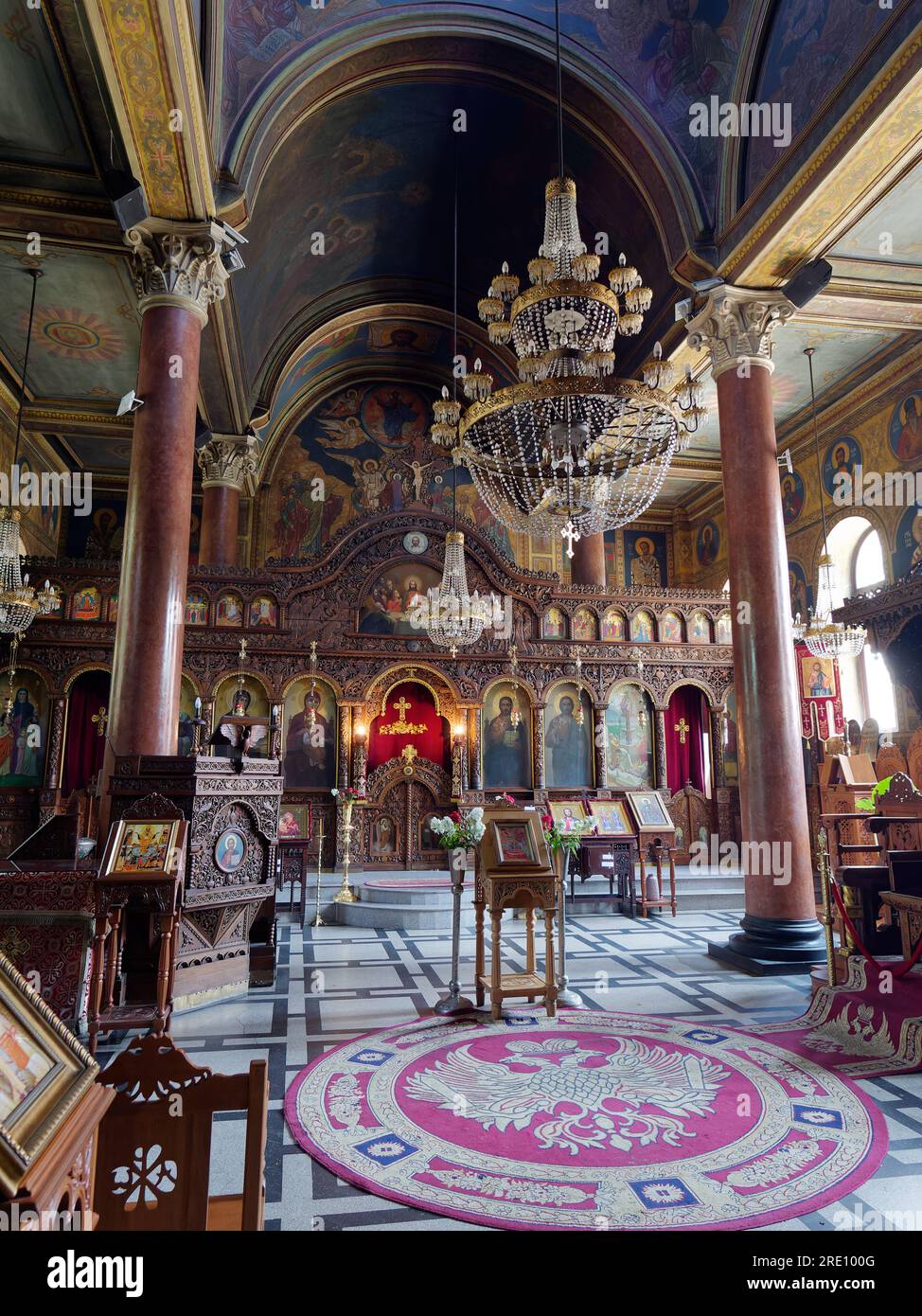 Interior of the Sveta Petka (Saint Paraskeva ) Orthodox Church in ...