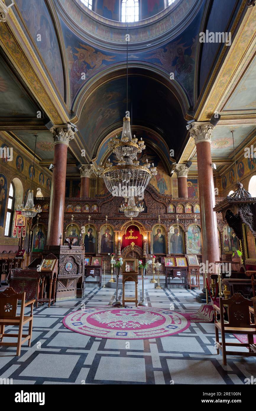 Interior of the Sveta Petka (Saint Paraskeva ) Orthodox Church in ...