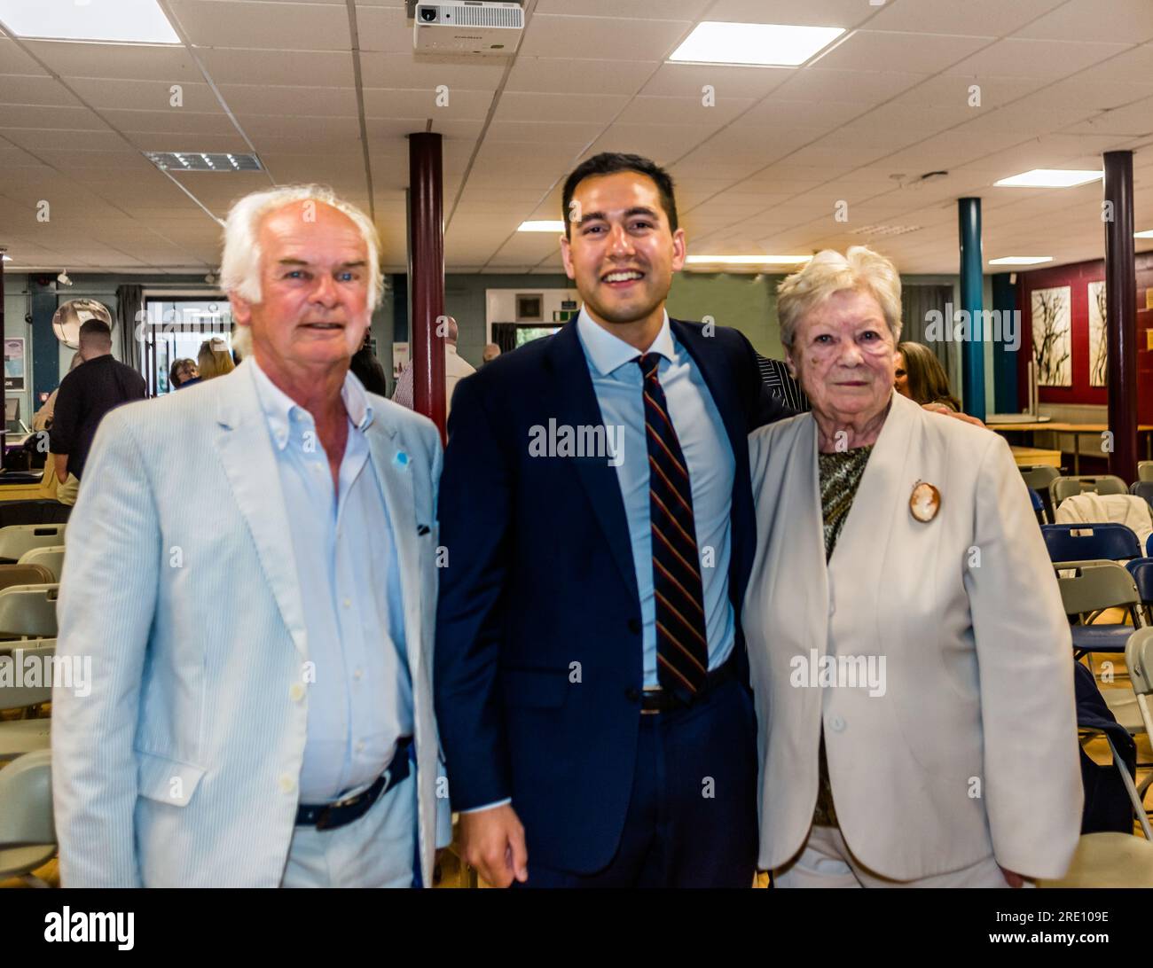 The prospective MP for the Exmouth and East Exeter Constituency, David ...